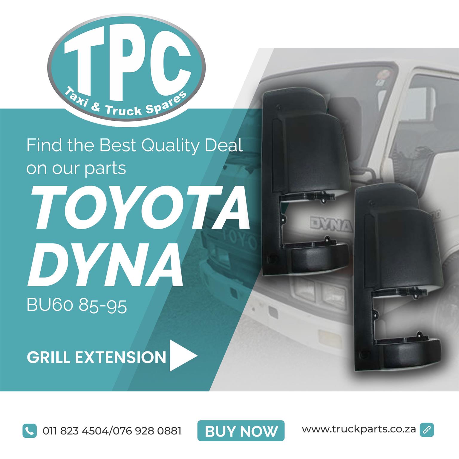 Toyota DYNA BU60 85-95 Grill Extension | Junk Mail