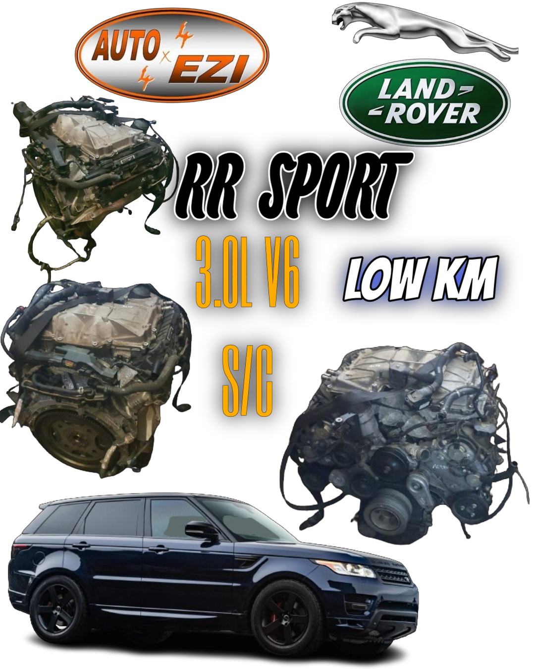 RANGE ROVER SPORT 3.0L V6 SUPERCHARGED ENGINE | Junk Mail
