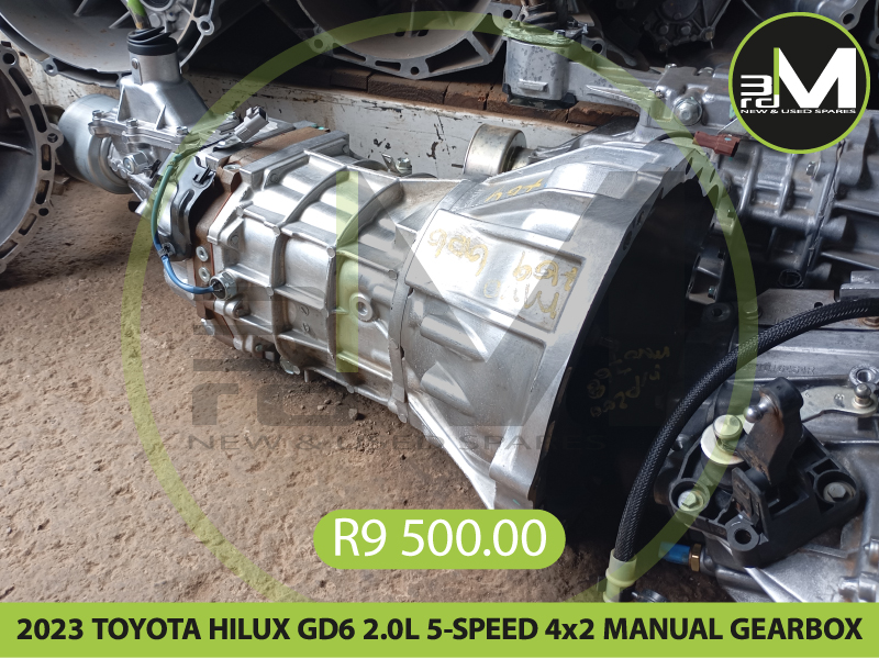 2023 TOYOTA HILUX GD6 2.0L 5 SPEED 4x2 MANUAL GEARBOX MV0769 | Junk ...