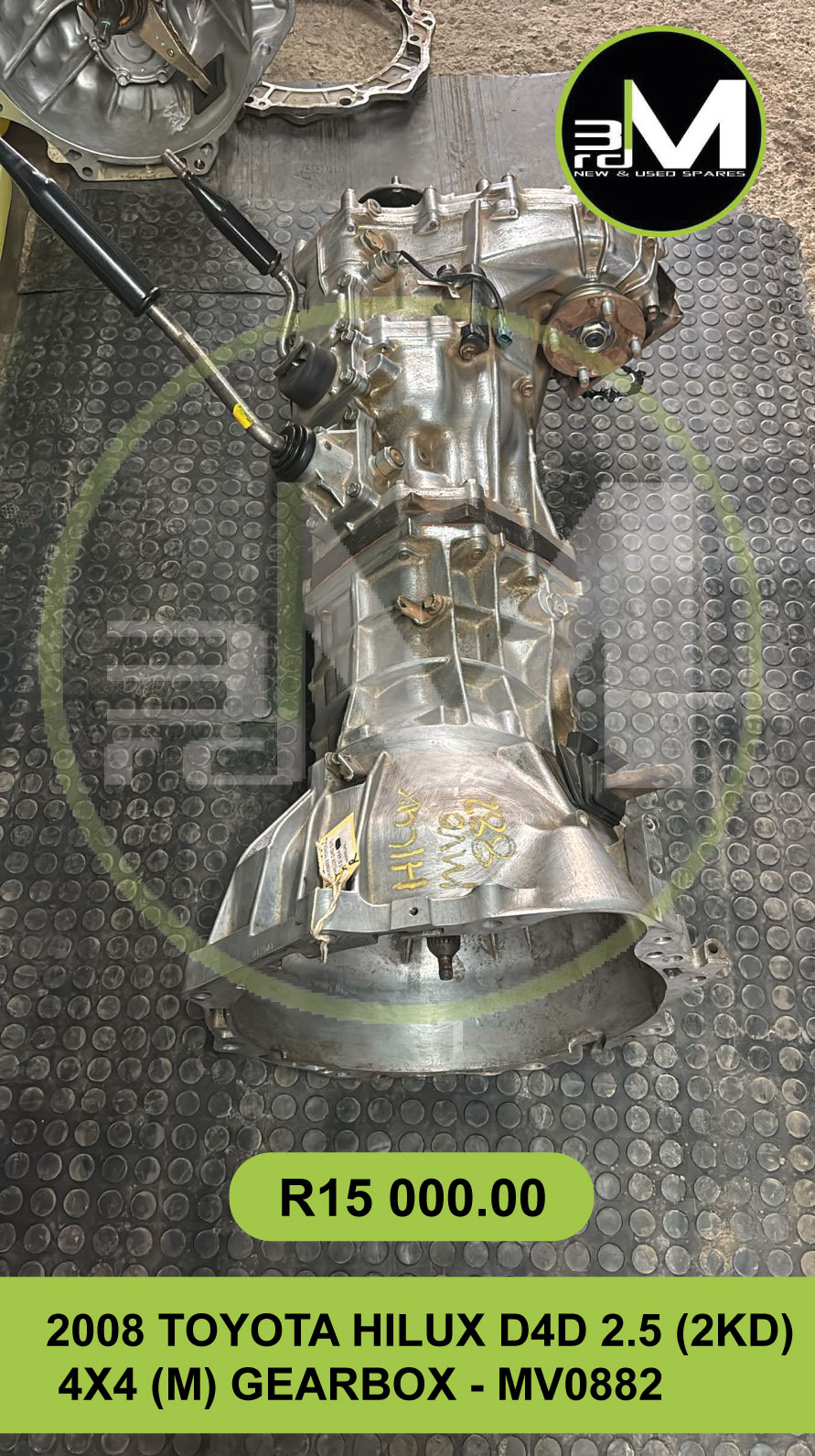 Used 2008 TOYOTA HILUX D4D 2.5 (2KD) 4X4 (M) GEARBOX - MV0882 for sale ...