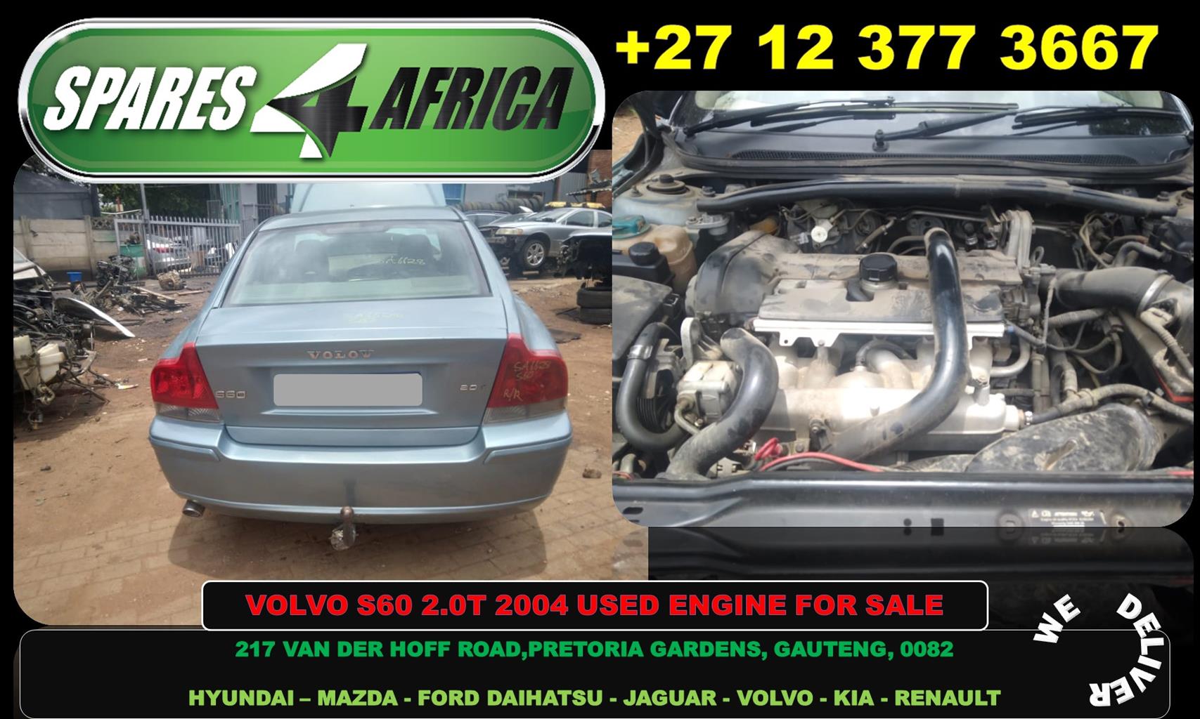 2004 Volvo S60 2.0T engine for sale | Junk Mail