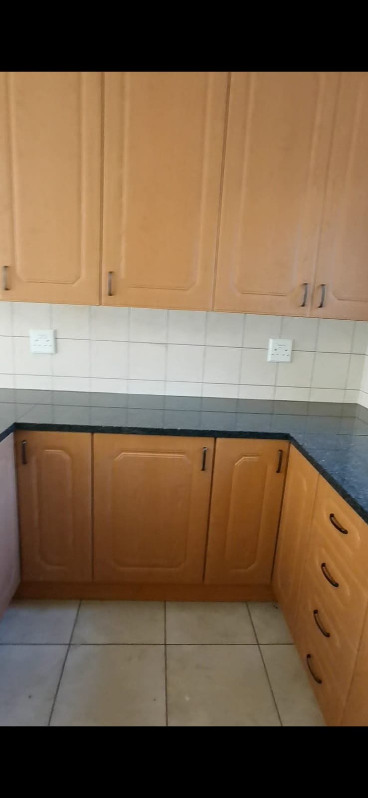 Kitchen cupboards, double zink, eye level oven, hob. Plus 2x toilets;2x ...