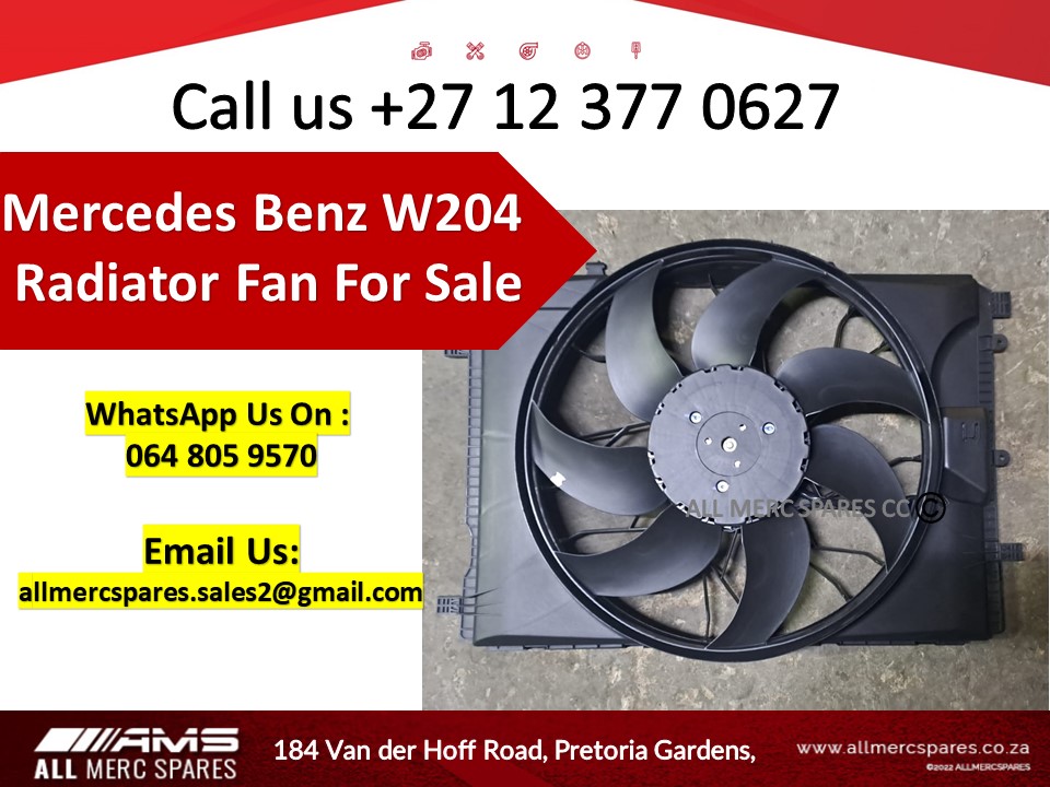 Mercedes-Benz W204 Radiator Fan for Sale | Junk Mail Marketplace