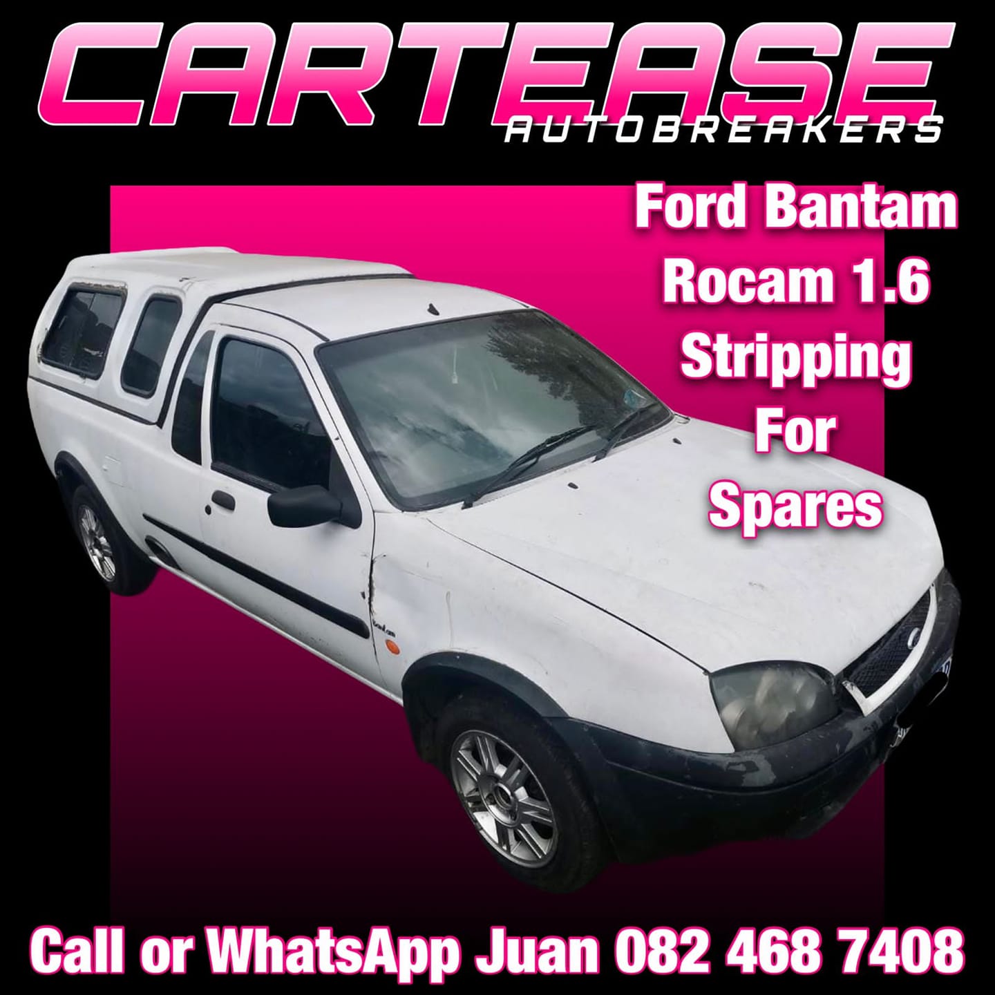 FORD BANTAM 2007 1.6LT ROCAM STRIPPING FOR SPARES | Junk Mail