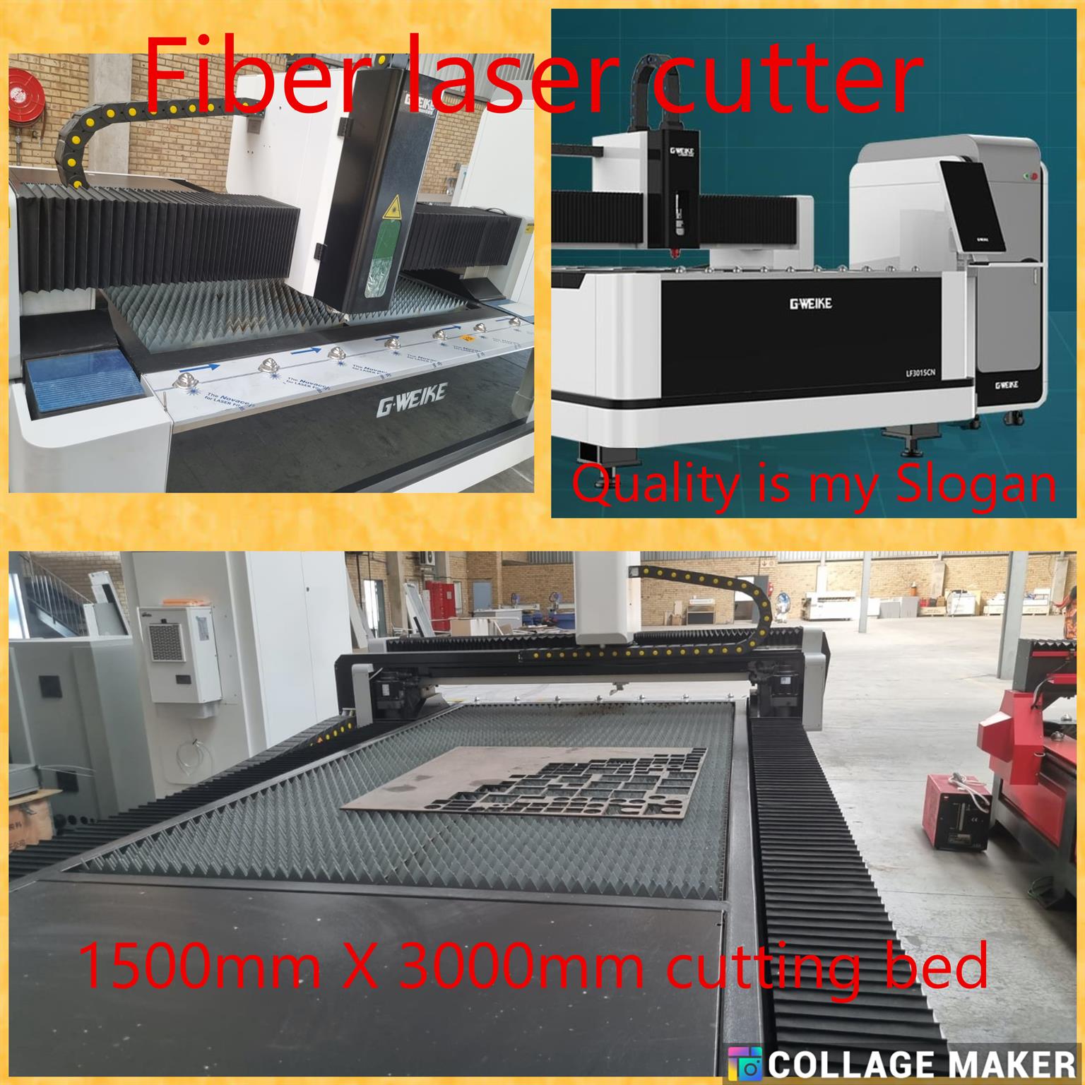 Precision Perfected: G-Weike Fiber Laser Cutter - 1500mm x 3000mm Bed ...