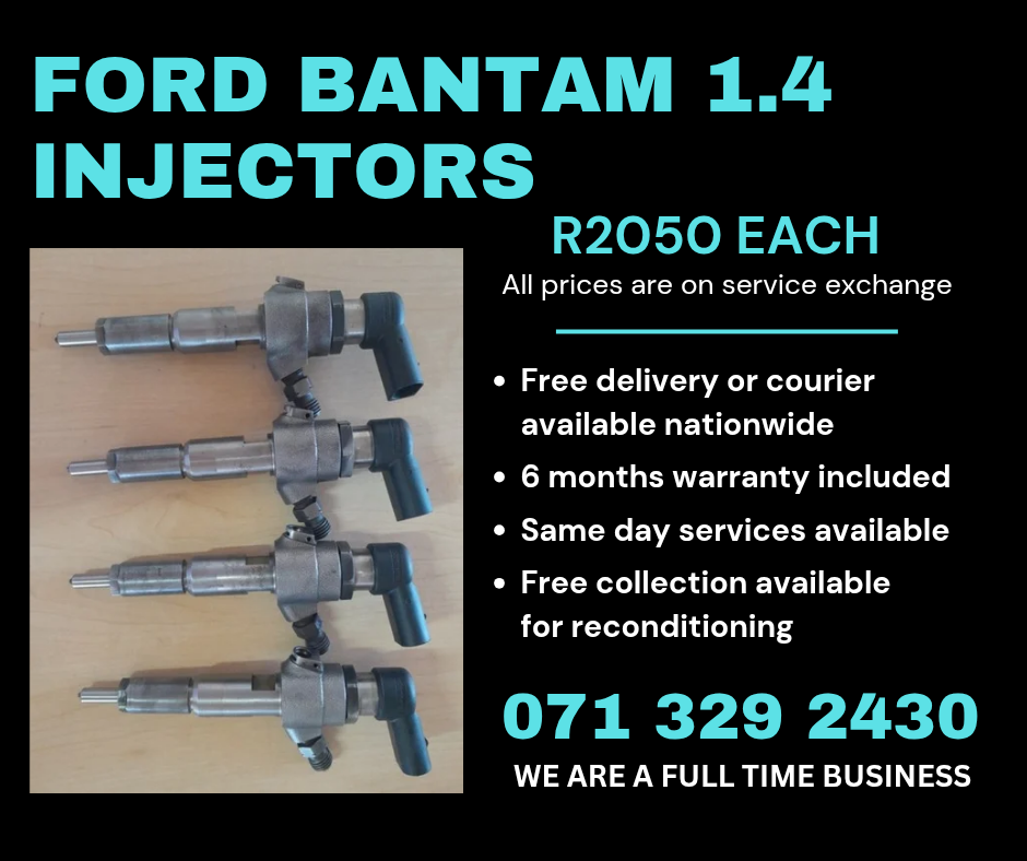 New FORD BANTAM 1.4 INJECTORS FOR SALE WITH WARRANTY INCLUDED for sale ...
