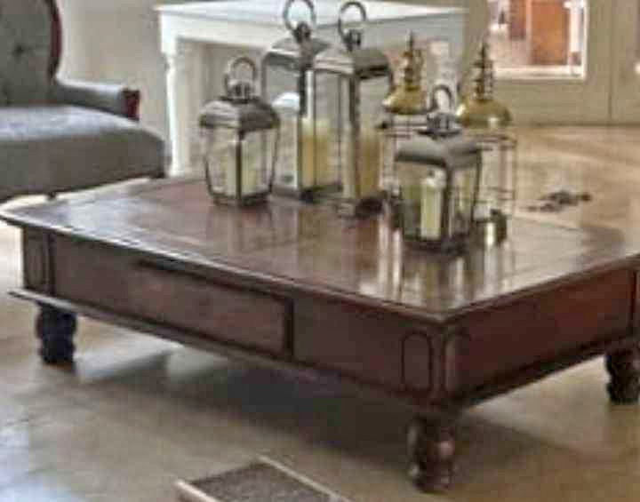 Stunningly GORGEOUS Wetherlys Coffee table with drawer - SOLID Wood - Stylish turned legs | Junk ...