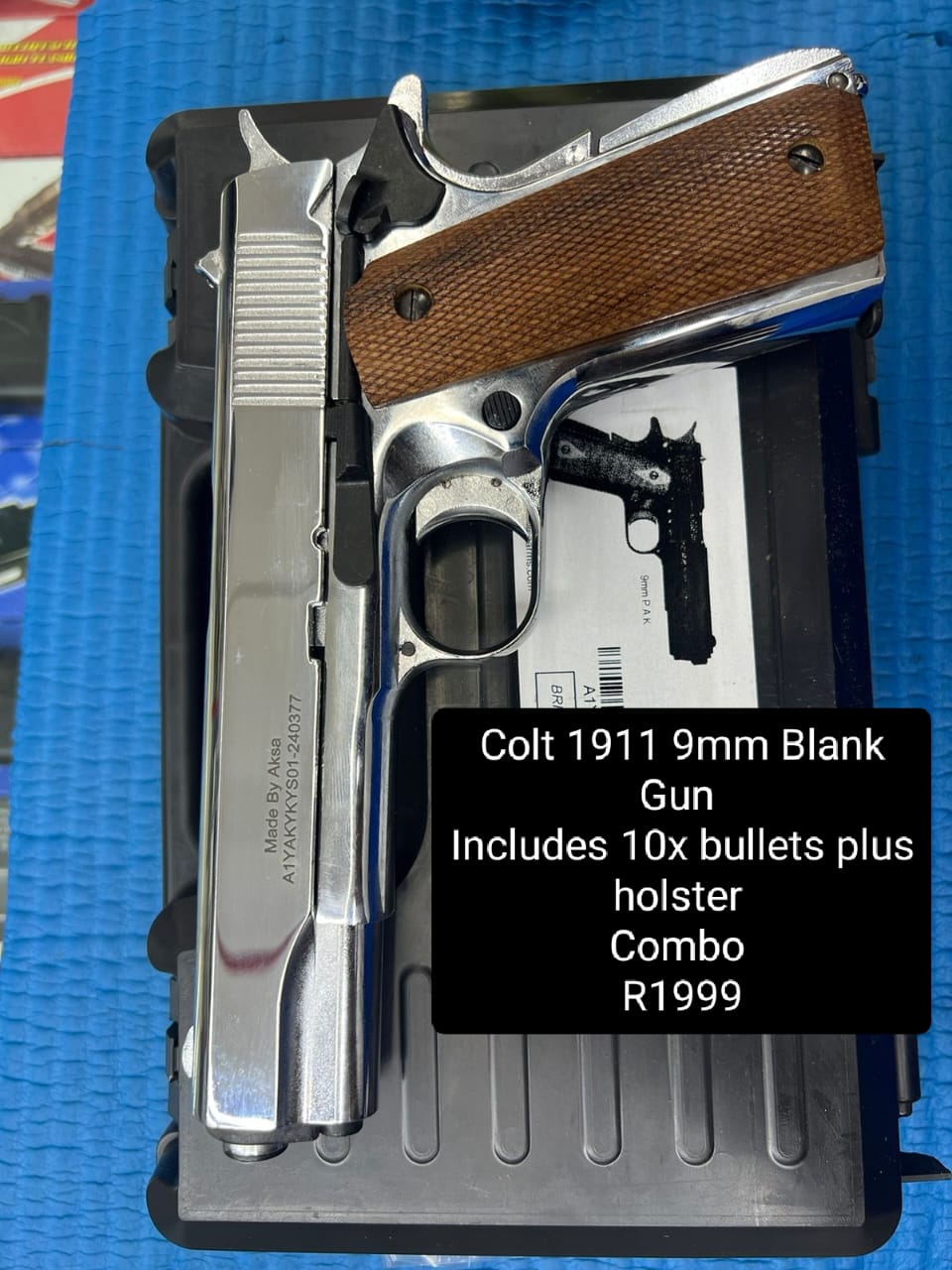 Colt 1911 9mm Blank Gun Combo | Junk Mail