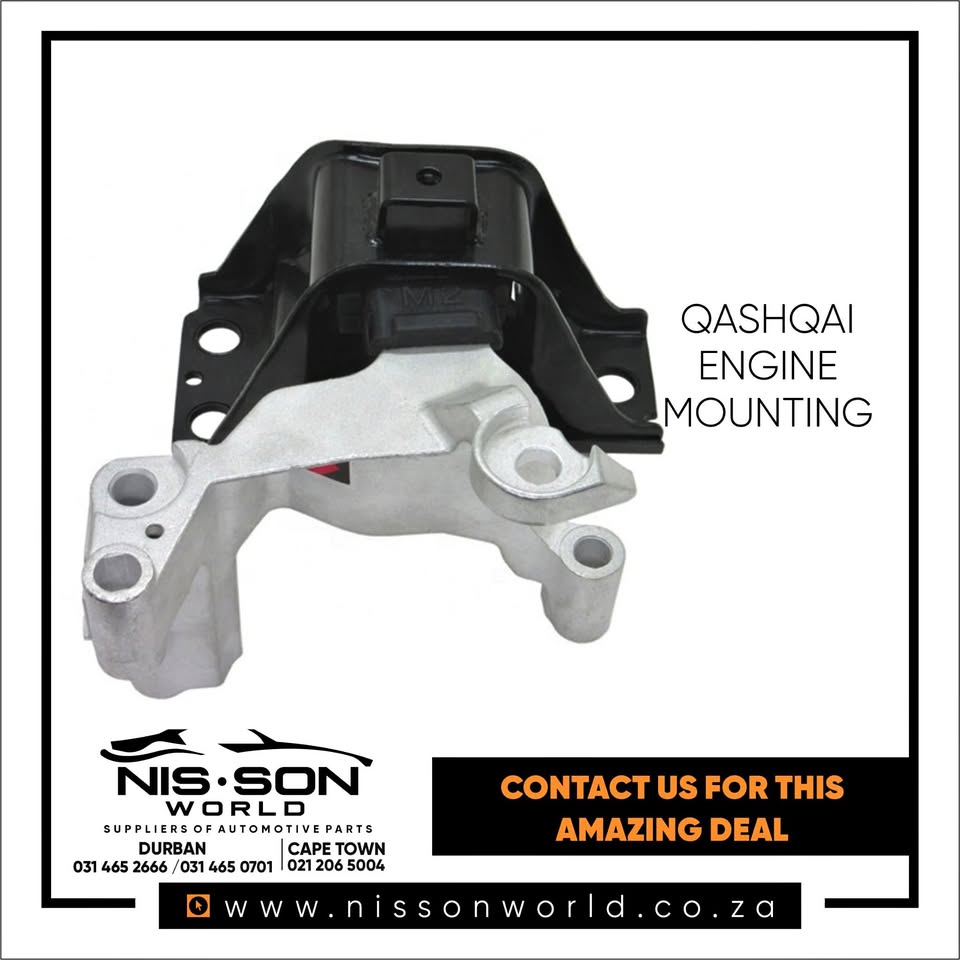 Used Nissan Qashqai engine mounting for sale in KwaZulu-Natal | Auto Mart