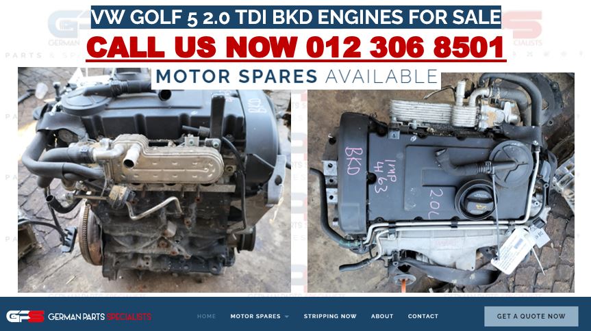 VW GOLF 5 2.0 TDI BKD USED ENGINES FOR SALE | Junk Mail Marketplace