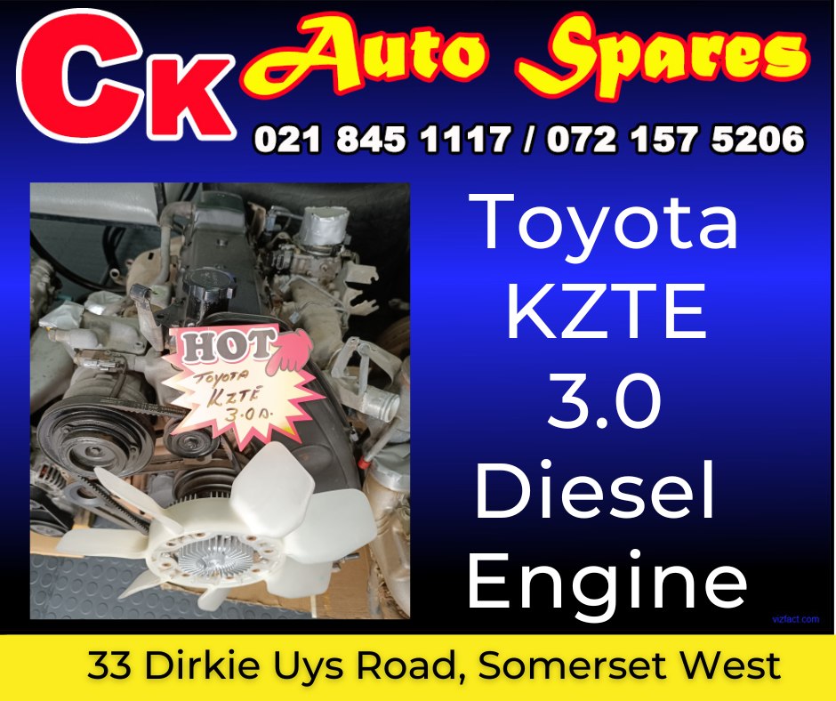 Toyota KZTE 3.0 diesel engine for sale | Junk Mail Marketplace