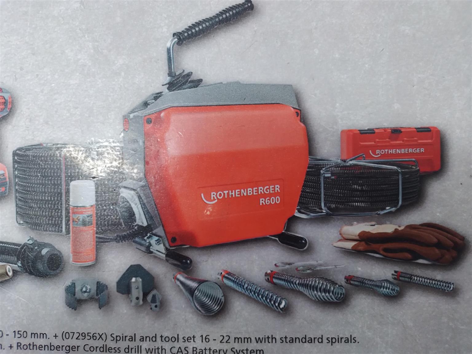 ROTHENBERGER DRAIN CLEANING MACHINE | Junk Mail Marketplace
