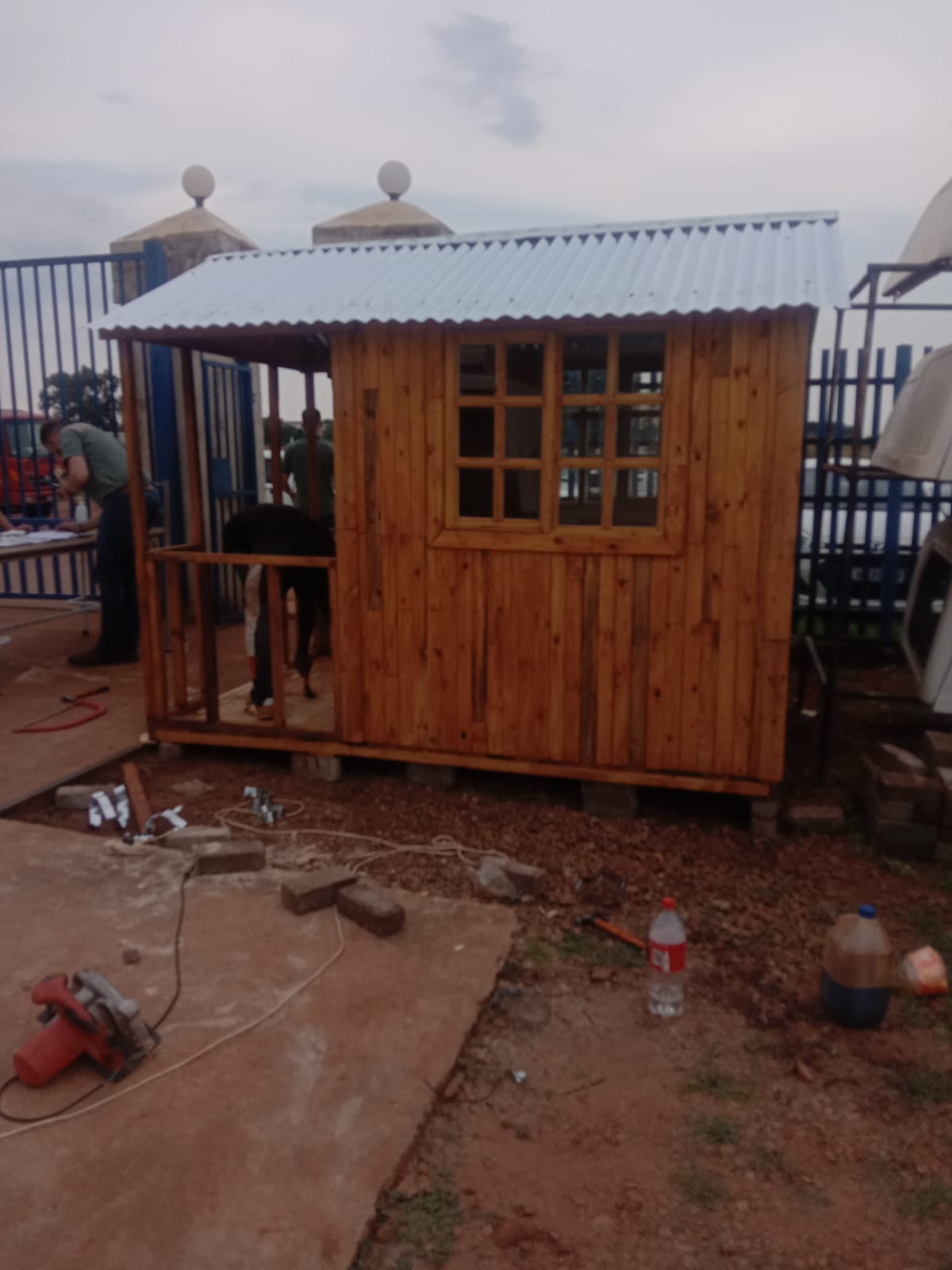 Wendy houses, log cabin and knotty pine, tool sheds, guard huts and ...