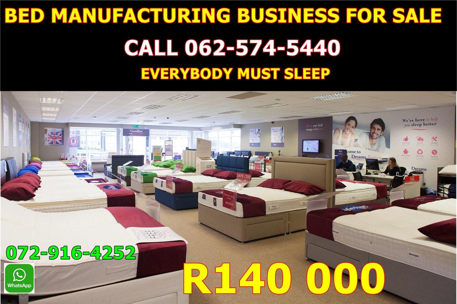 Bed Manufacturing business for sale come view today | Junk Mail