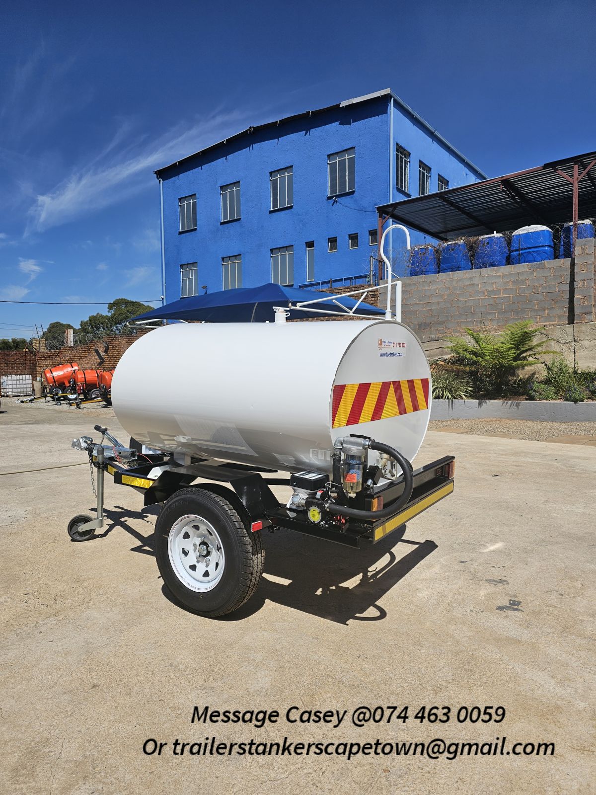 1500 LITER STAINLESS STEEL BOWSER TRAILER | Junk Mail Marketplace