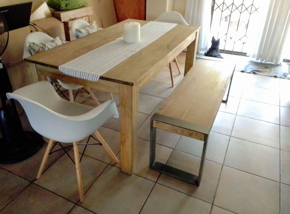 Corry Craft Solid natural wood dining table. | Junk Mail