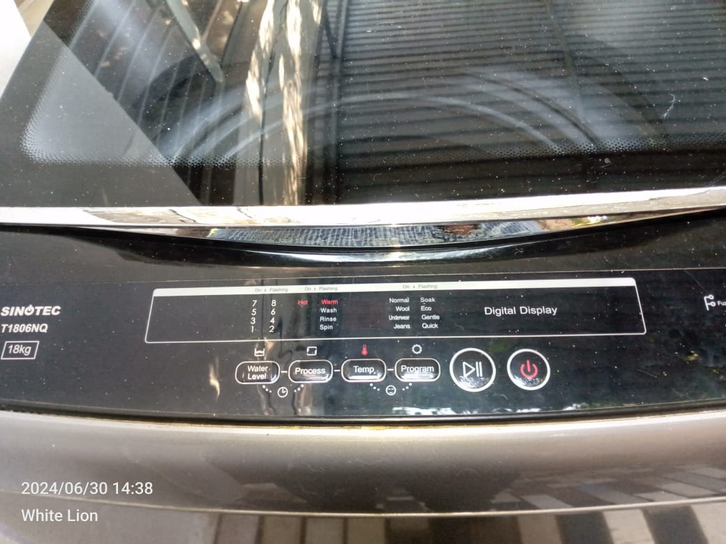 18kg Sinotec washing machine | Junk Mail