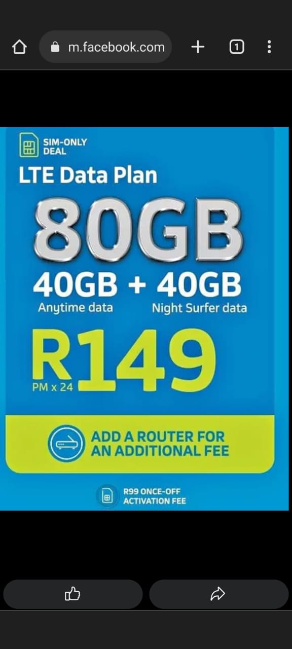 Telkom LTE Wireles/FIBRE internet Data Contract Deals | Junk Mail