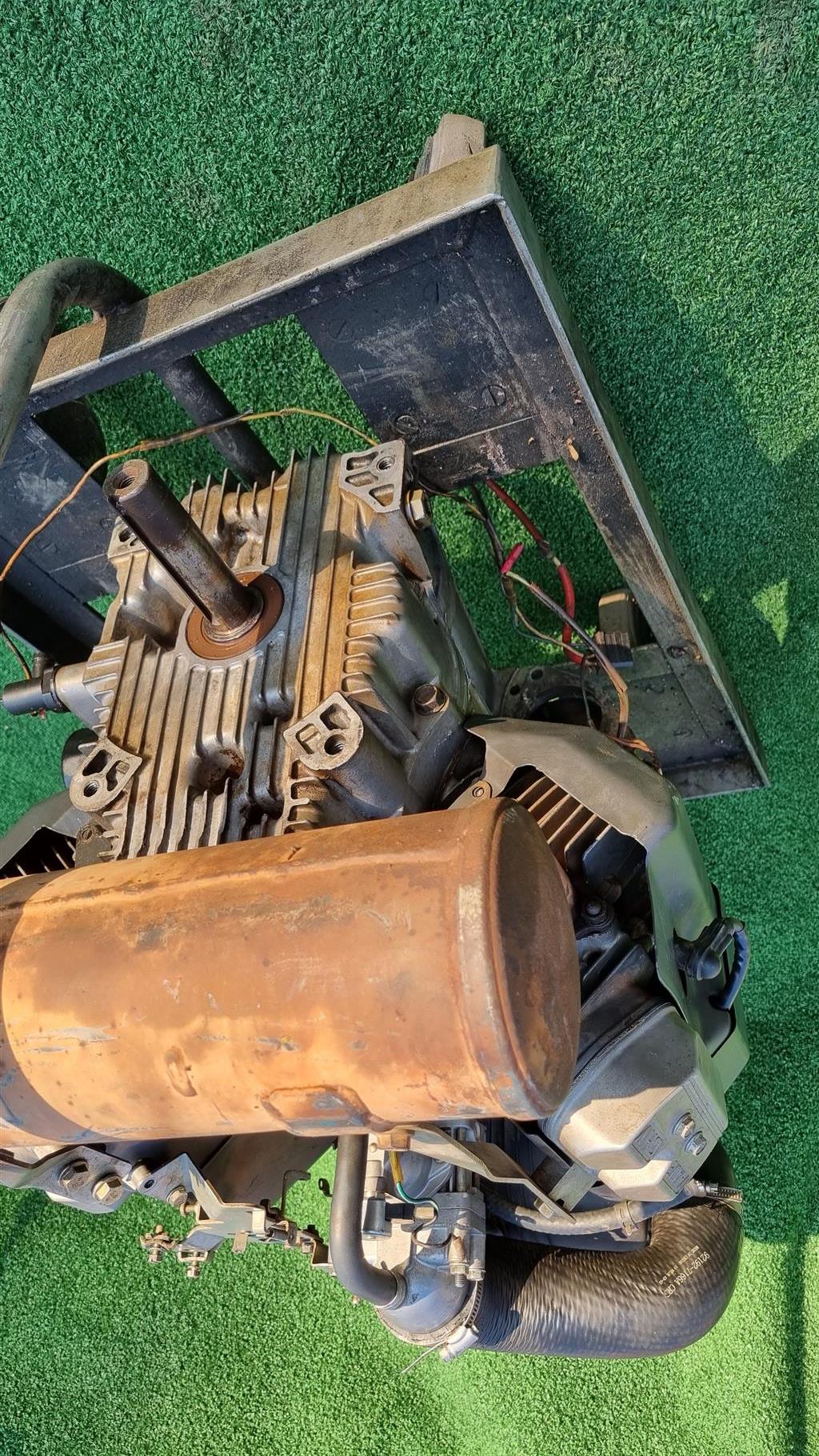 Kawasaki 27HP engine. Ride-on lawnmower, cement mixer, mini tractor ...