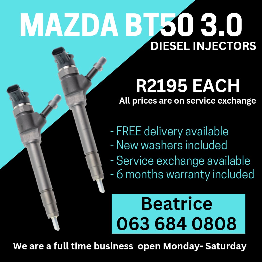 MAZDA BT50 3.0 DIESEL INJECTORS FOR SALE WITH WARRANTY | Junk Mail