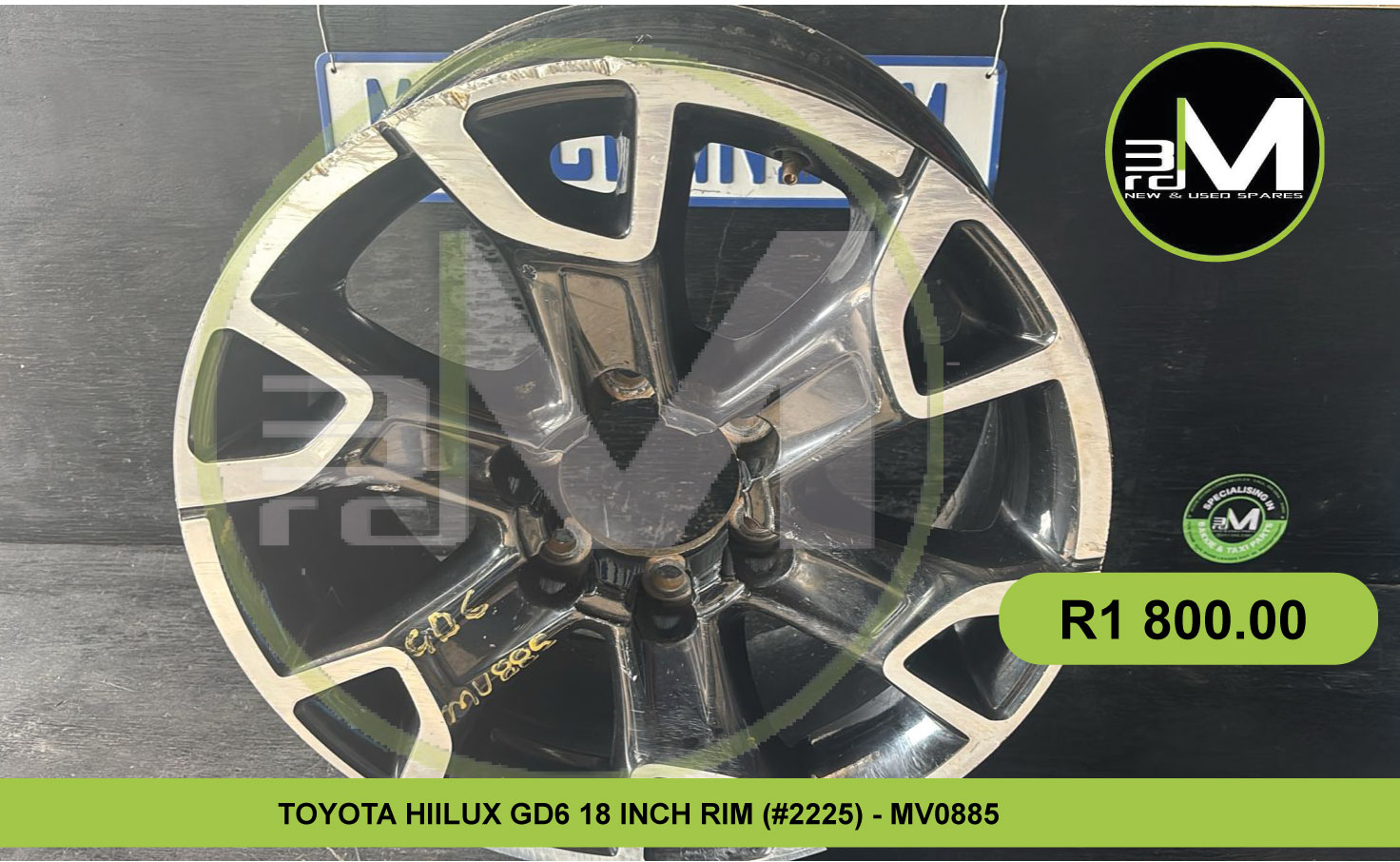TOYOTA HILUX GD6 18 INCH RIMS AVAILABLE (SOLD INDIVIDUALLY) | Junk Mail ...