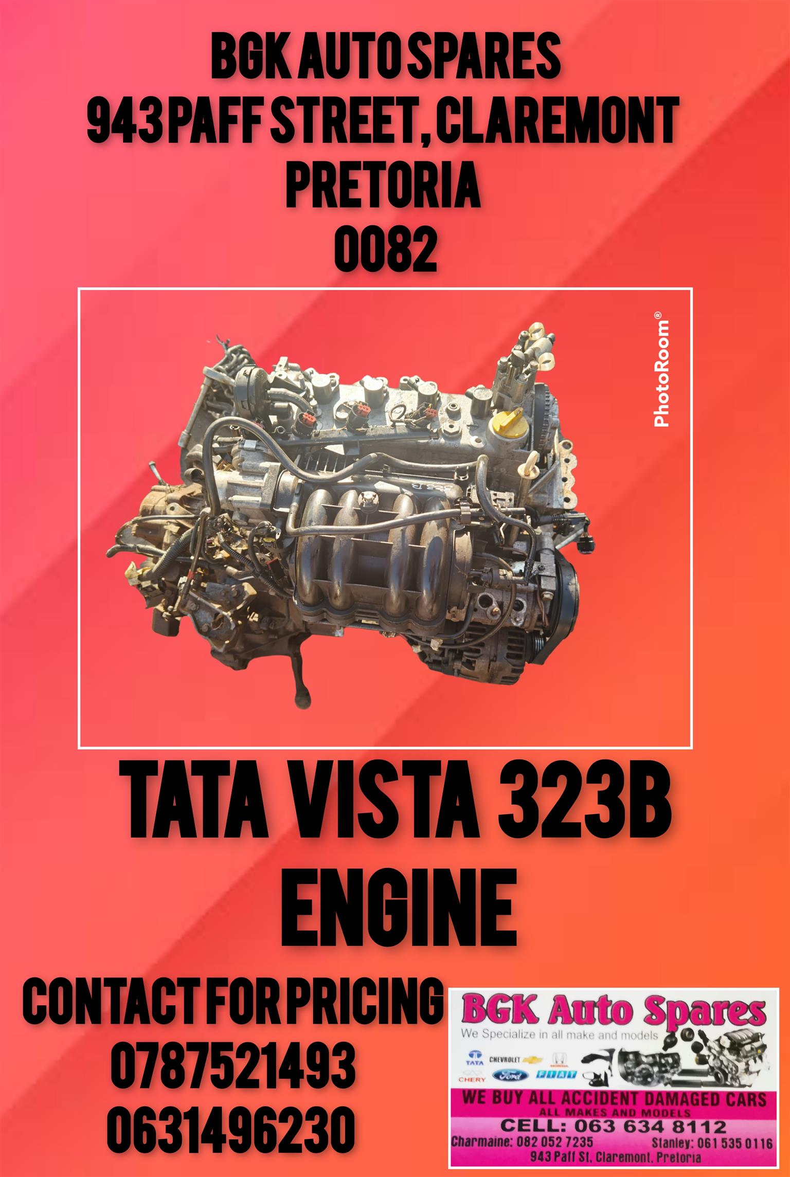 Tata Vista 323B engine | Junk Mail Marketplace