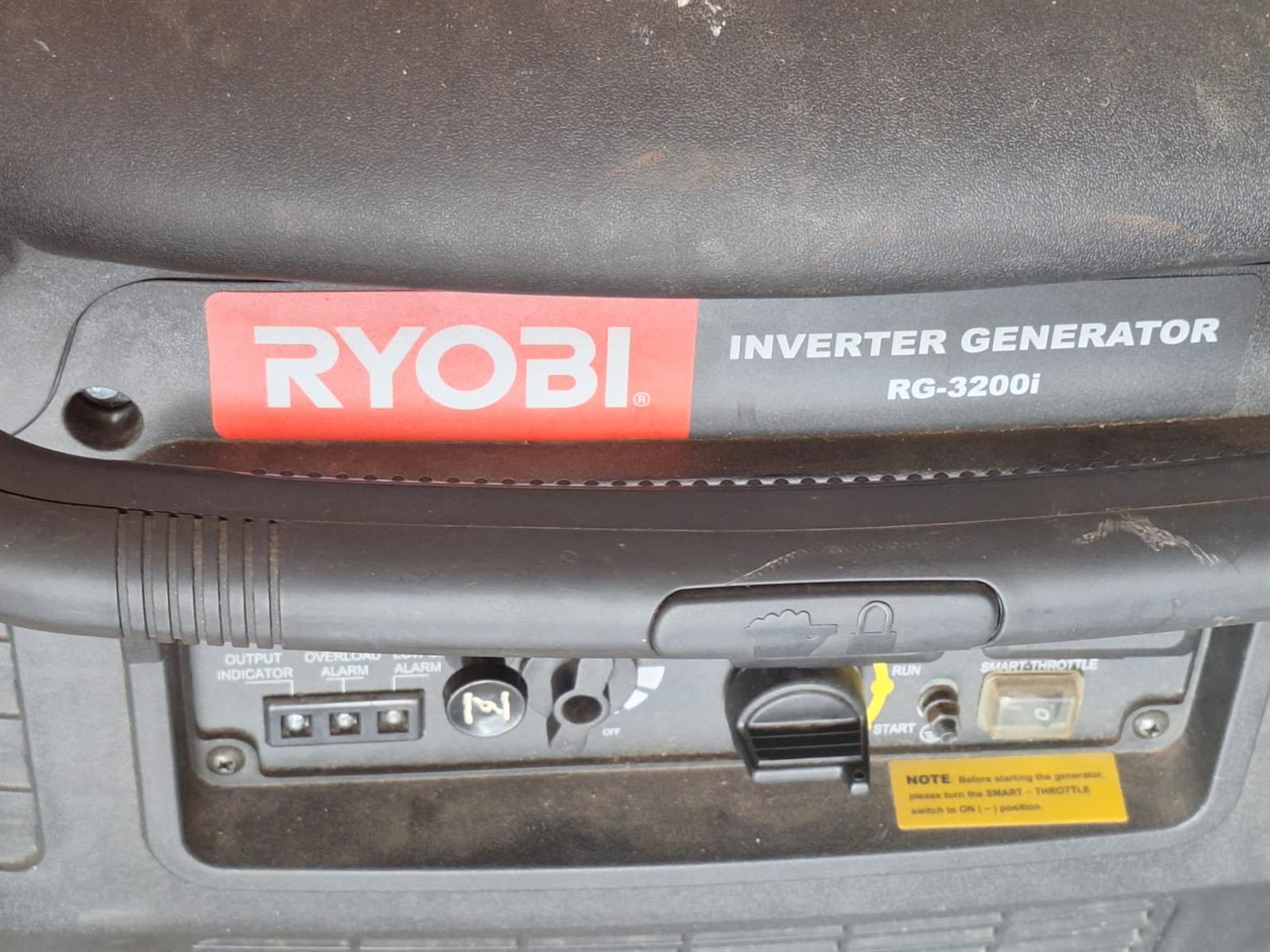 Ryobi Silent Inverter Generator 3KW. | Junk Mail Marketplace