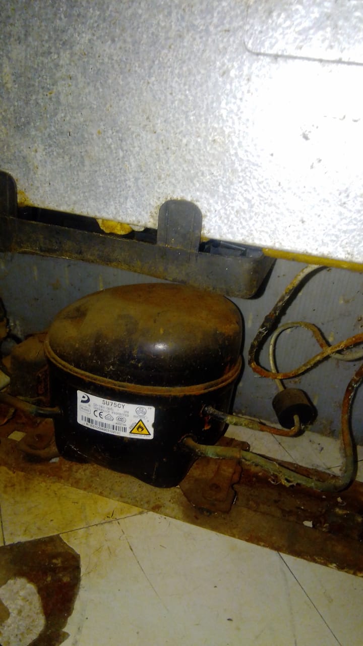 Hisense Compressor and the glass doors | Junk Mail