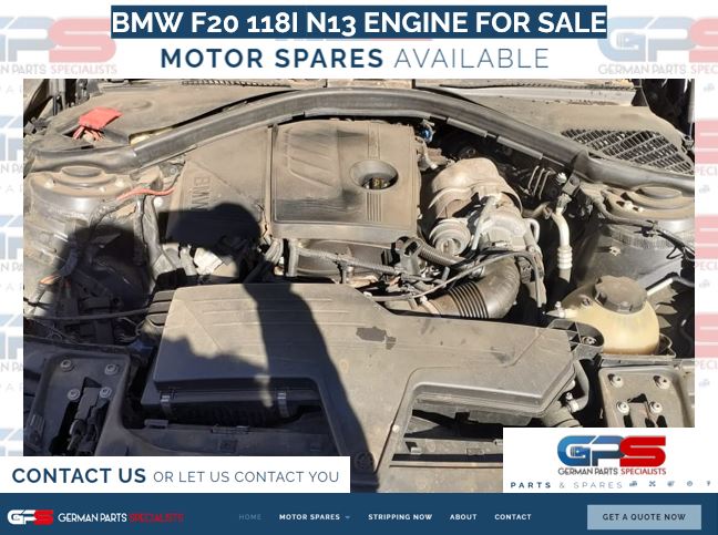 BMW F20 118i N13 ENGINE FOR SALE | Junk Mail Marketplace