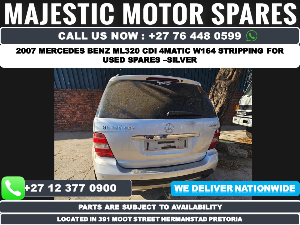 Mercedes Benz ML320 W164 CDI - Iridium Silver Metallic finish | Junk ...