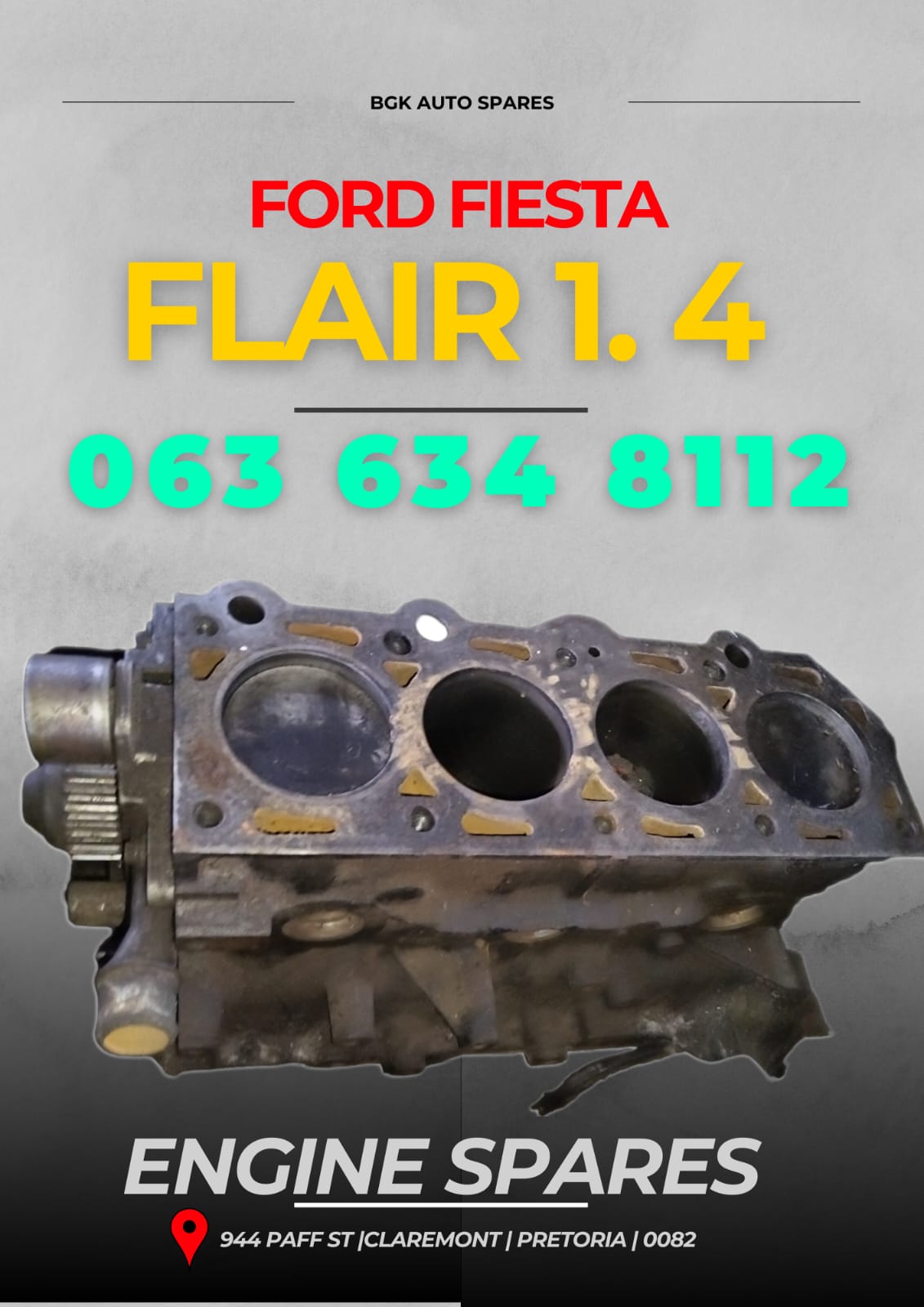 Ford engine fiesta flair 1.4 | Junk Mail