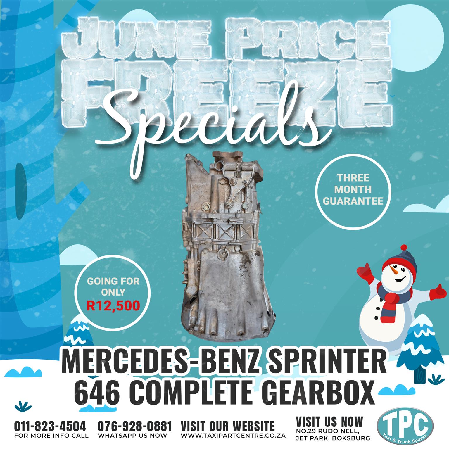 Mercedes-Benz Sprinter 646 Complete Gearbox | Junk Mail