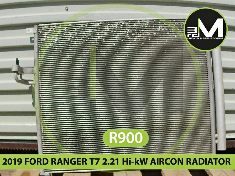 Used 2019 FORD RANGER T7 2.2L Hi kW AIRCON RADIATOR R900 MV0472 for ...