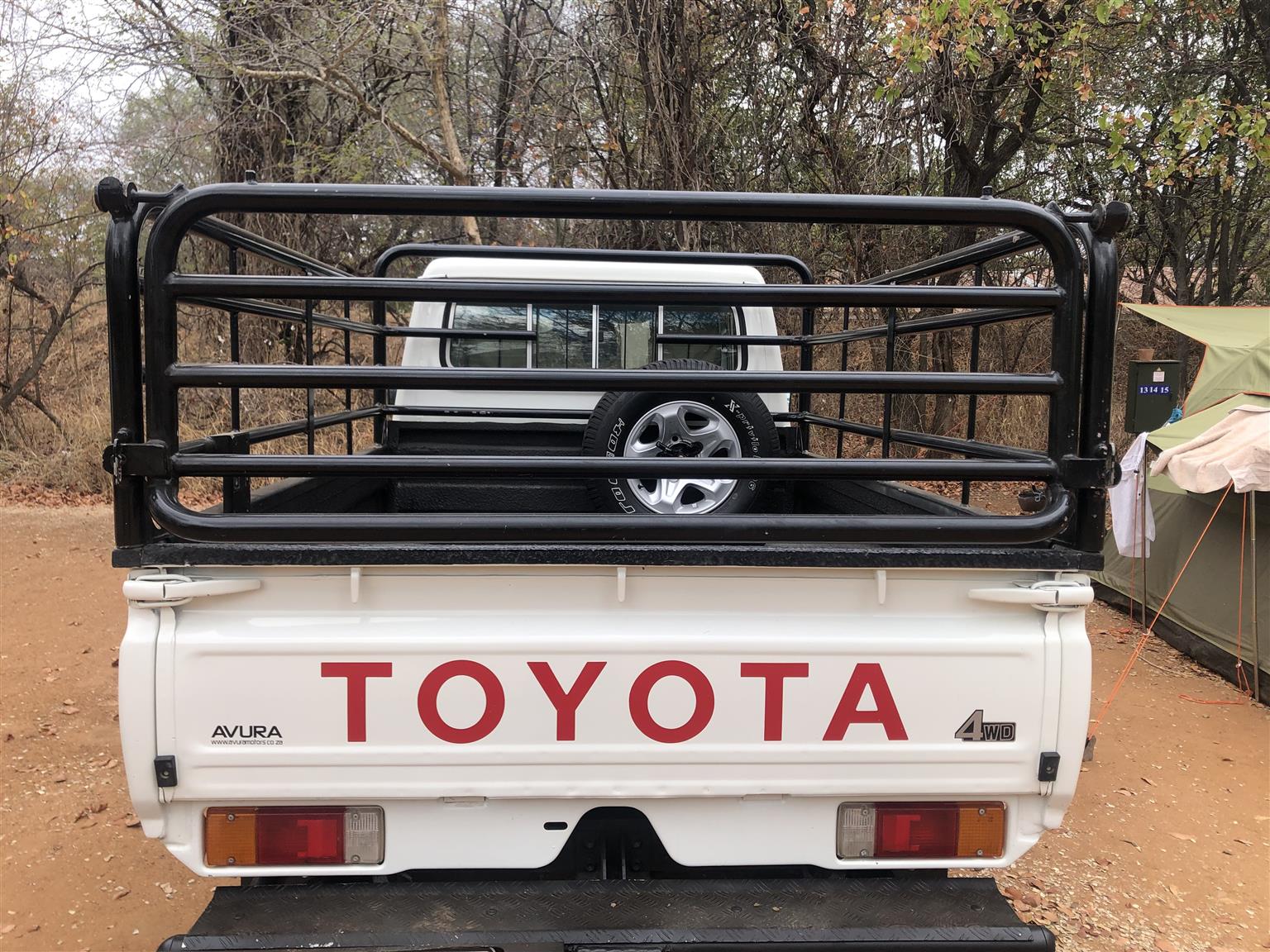 Steel cattle rails for single can Toyota 79 Landcruiser | Junk Mail