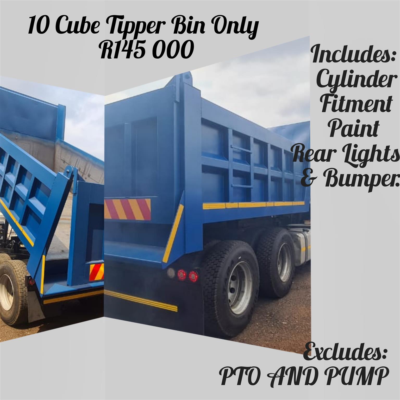 10 Cube Tipper Bin Only | Junk Mail Marketplace