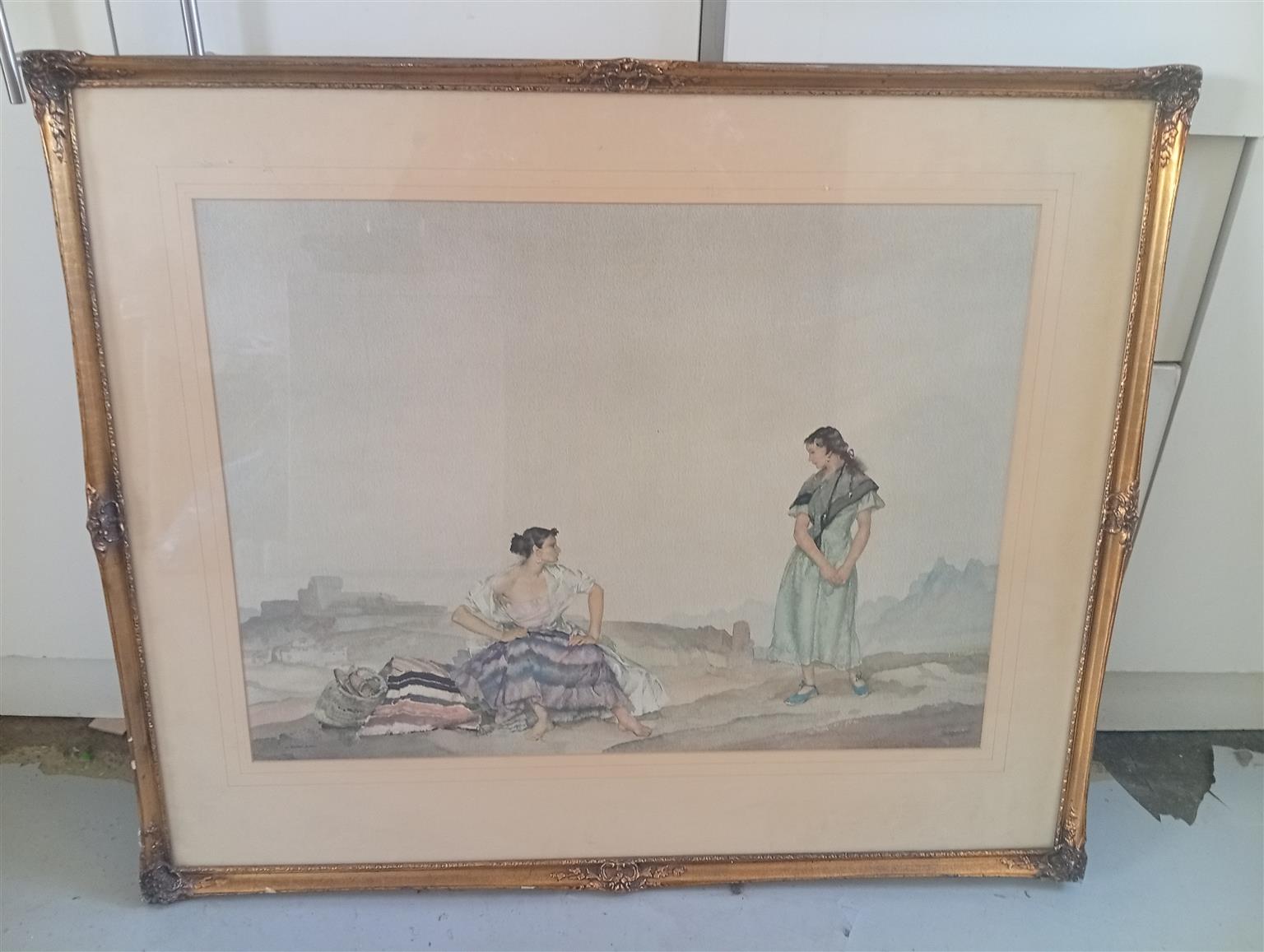 Sir William Russel Flint Lithograph | Junk Mail Marketplace