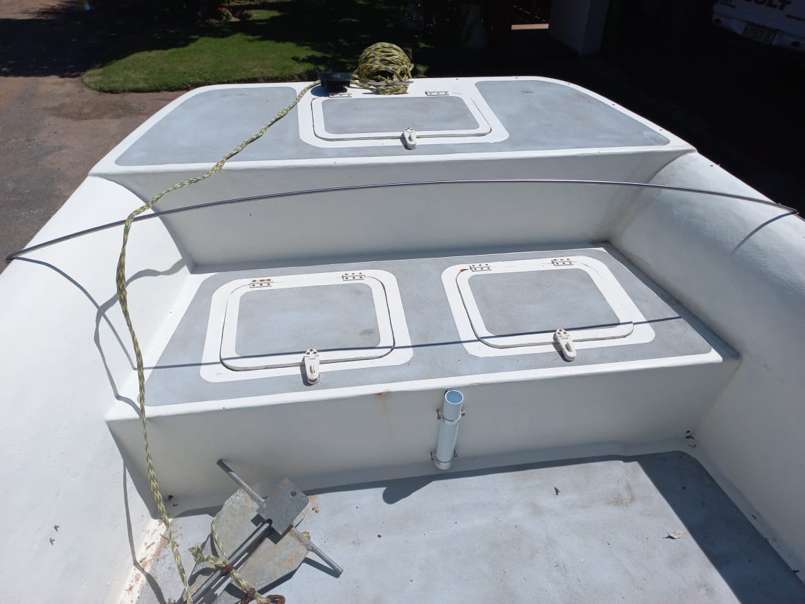 4,5m boat with 15hp suzuki motor and galvanized back break trailer ...