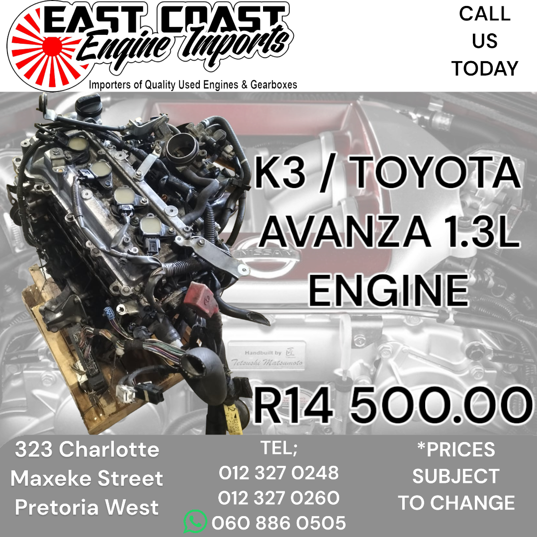 TOYOTA AVANZA 1.3 K3 ENGINE SPECIAL | Junk Mail