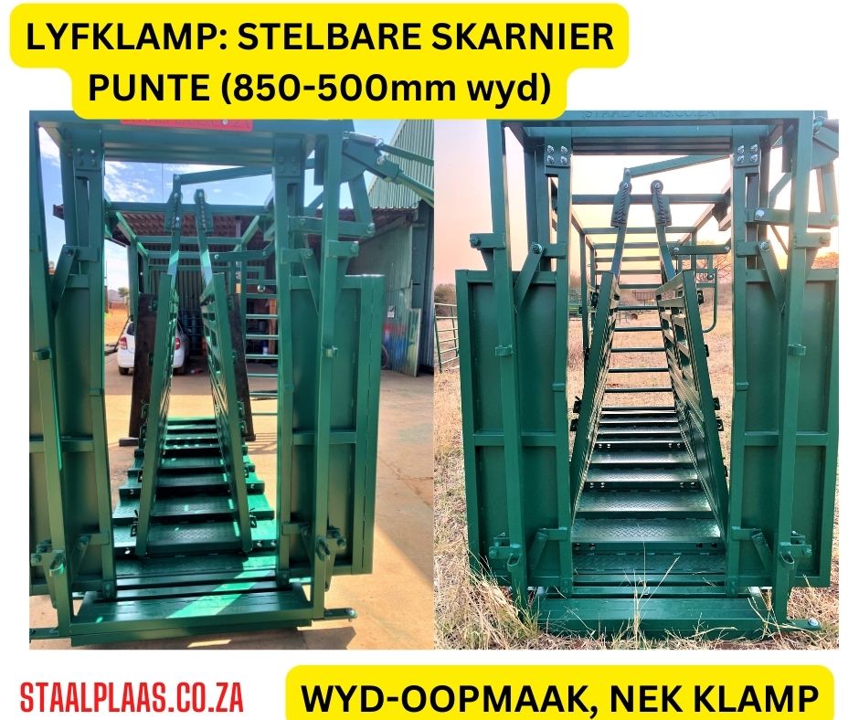Cattle Weigh Crate with Neck & Body Clamp Bees Weegkrat met Nek en ...