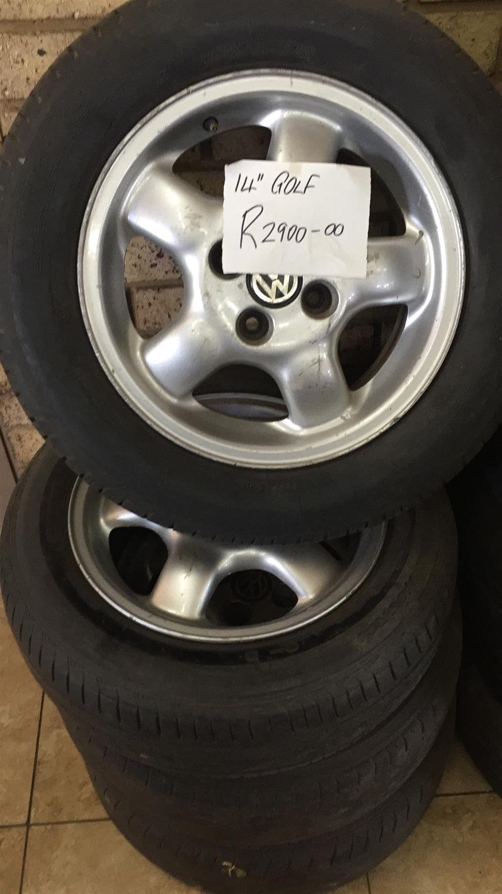 14” Citi Golf mags and tyres | Junk Mail Marketplace