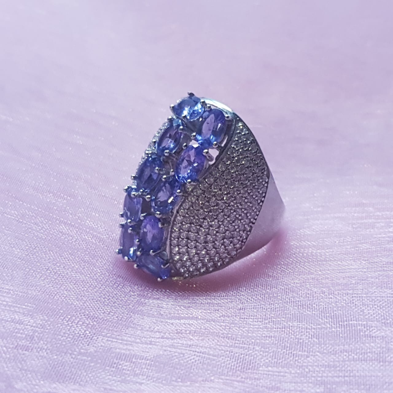 925 and 18ct White Gold Dress Ring. | Junk Mail