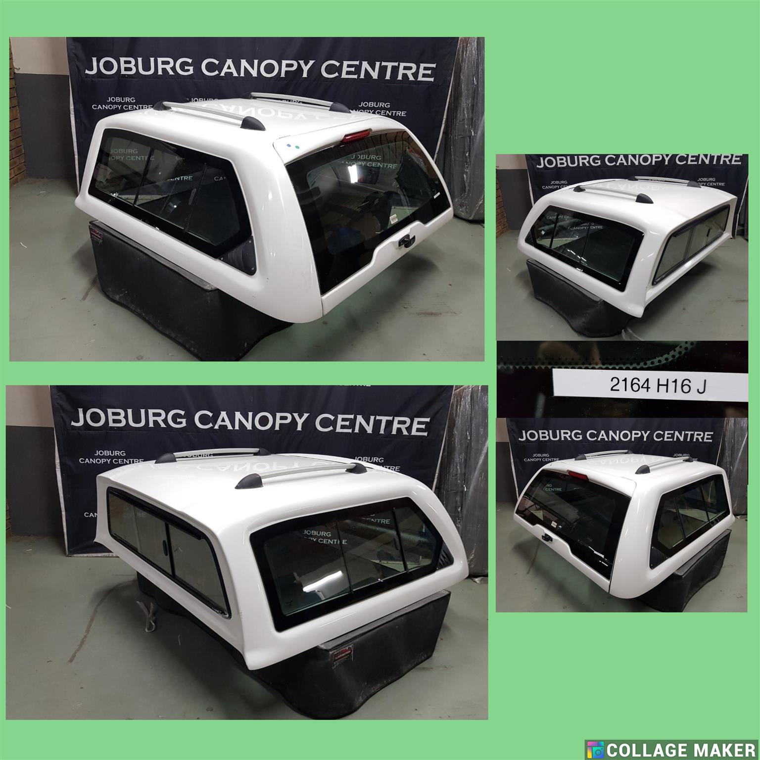 Toyota Hilux 2016-2022 Double Cab J-Deck white Beekman Executive Canopy ...