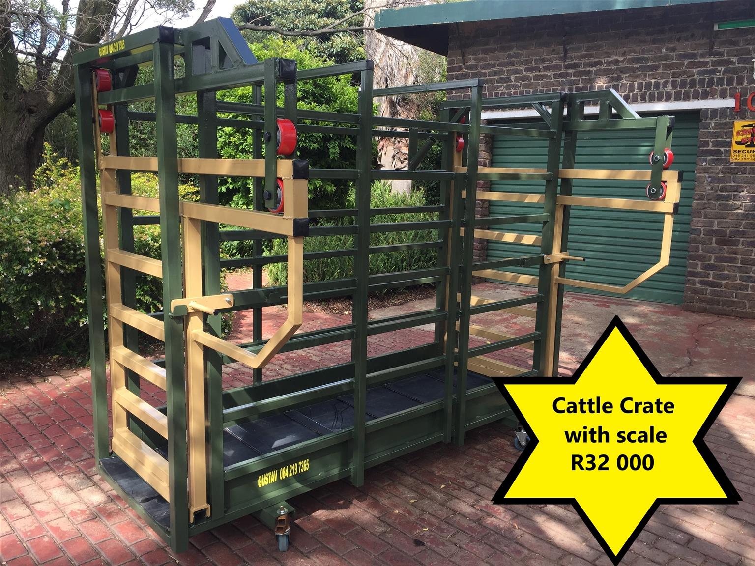 Livestock Crate with Scale | Junk Mail