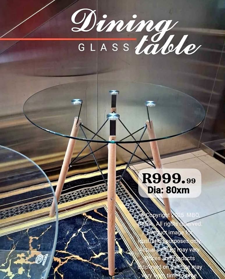 New glass round circle dining table | Junk Mail Marketplace