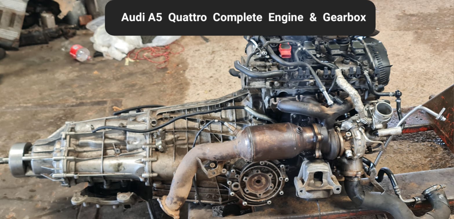 Audi A5 complete engine and gearbox for sale R45 000 | Junk Mail