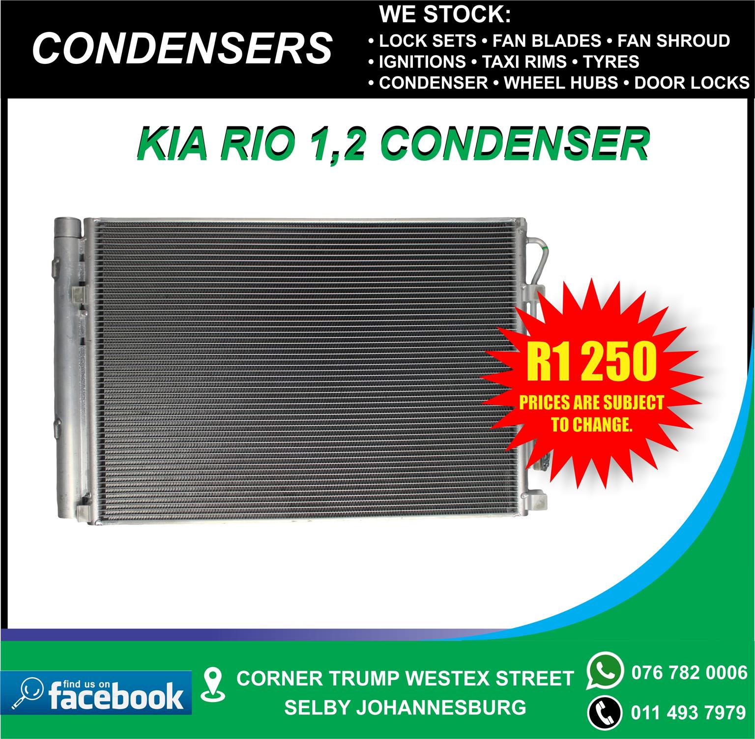 Kia Rio 1.2 Condenser | Junk Mail