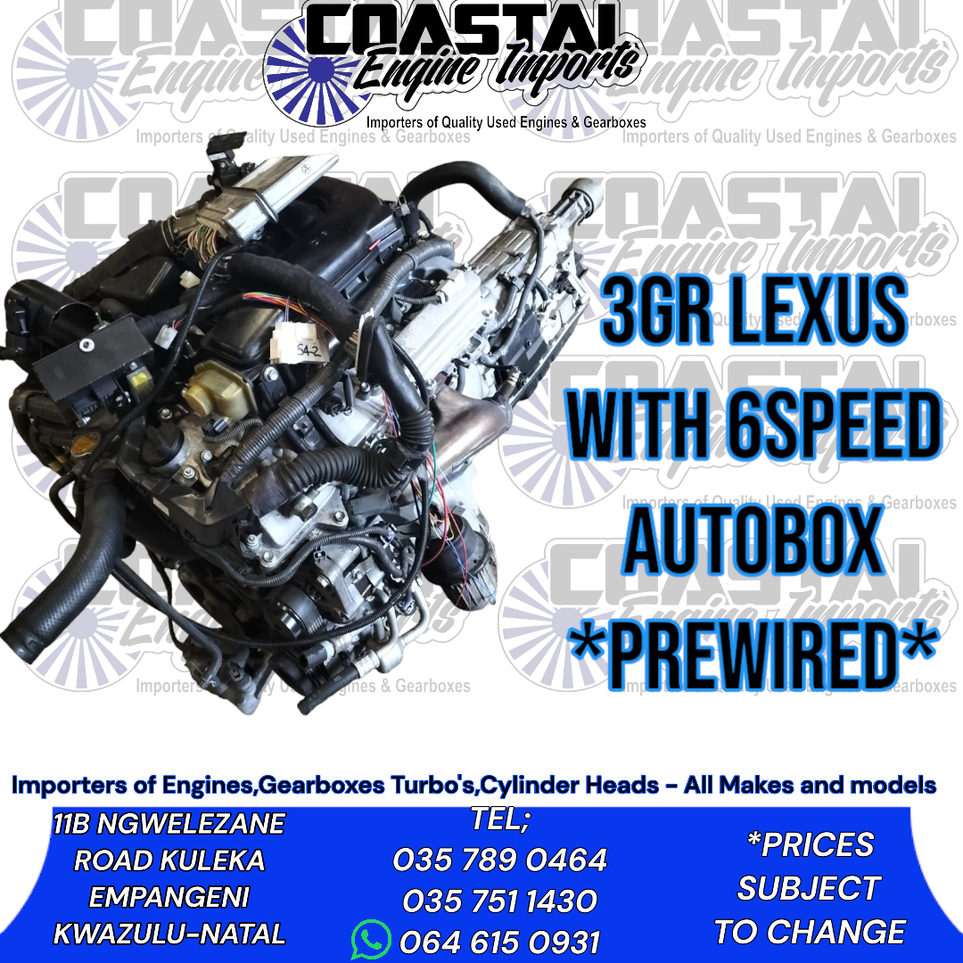 3GR LEXUS WITH 6 SPEED AUTOBOX *PREWIRED* | Junk Mail