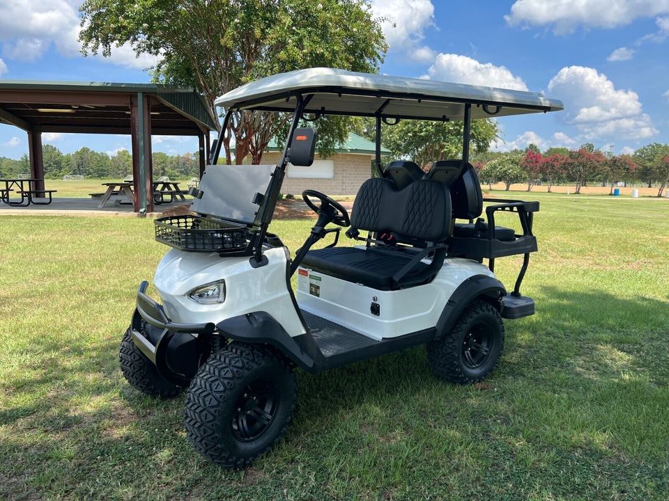 4 Seat Lithium Powered Electric Golf Cart 72V 120AH Lifted | Junk Mail
