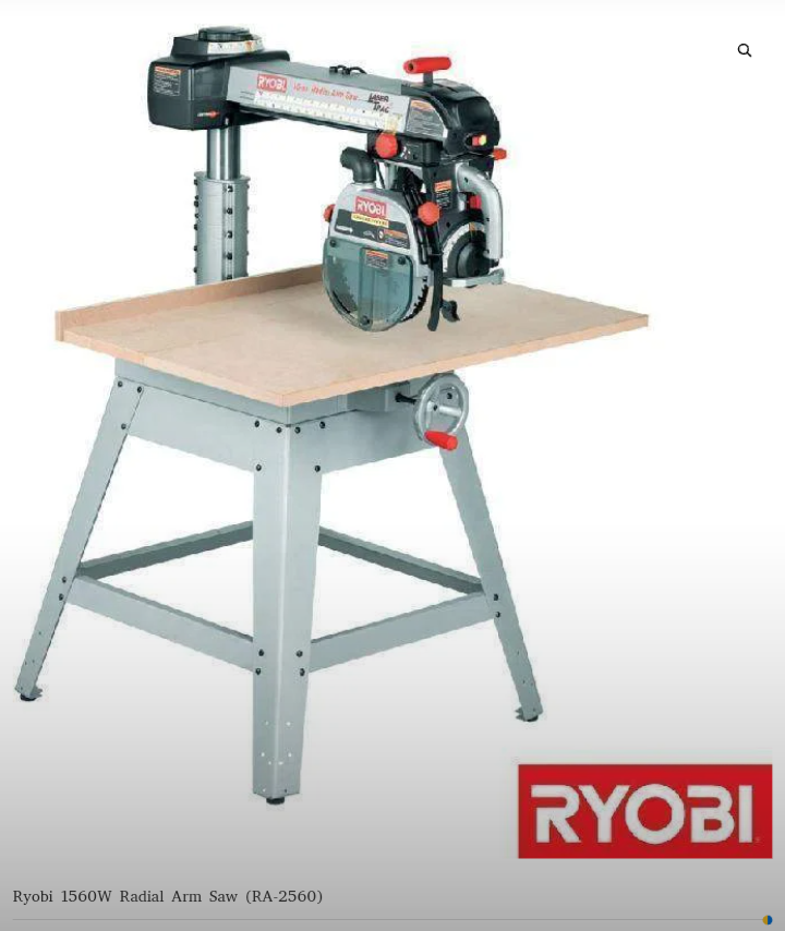 Ryobi 1560w Radial Arm Saw 254mm | Junk Mail