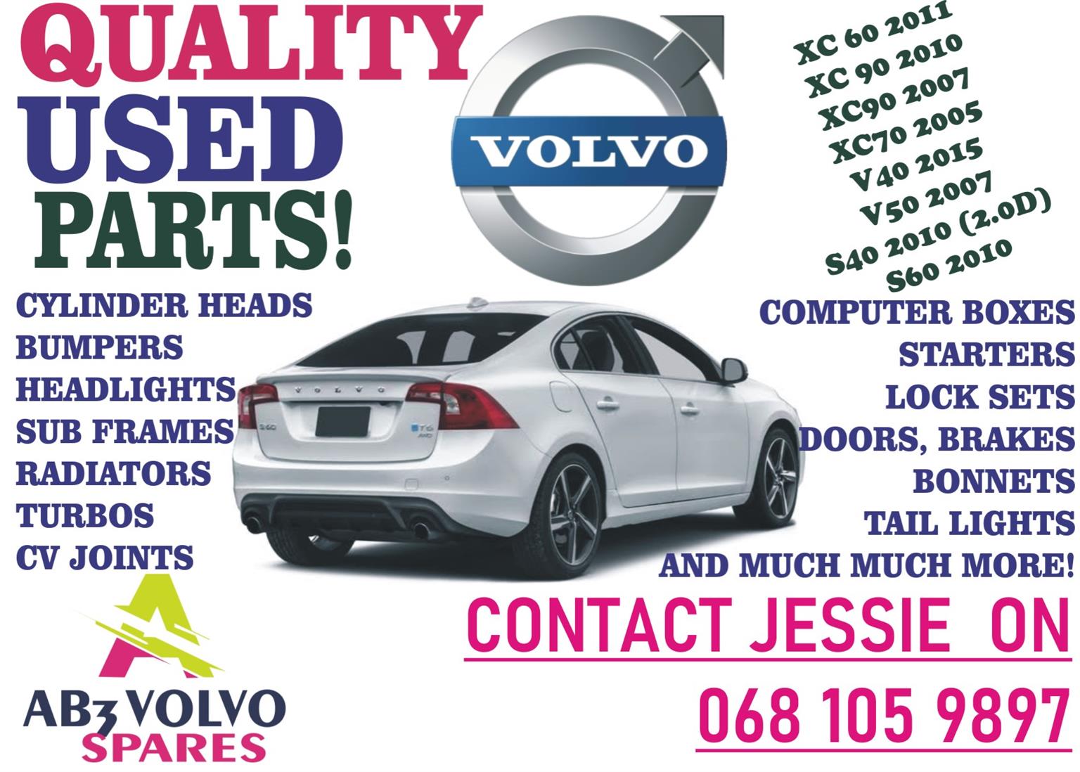 Volvo spares available | Junk Mail Marketplace
